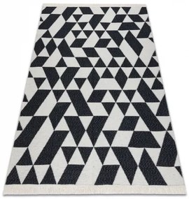 koberec TWIN 22992 geometrická, bavlna, oboustranný, Ekologické tř velikost 80x300 cm | krásné koberce cz