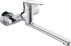 Laveo Rondo, kuchyňská baterie nástěnná h-128, chromová, LAV-BLX_080D