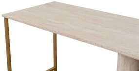 Designový psací stůl Geillis 240 cm travertin