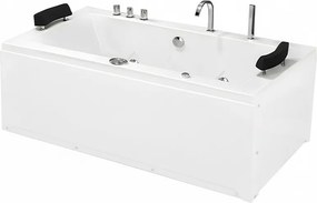 BPS-koupelny Hydromasážní vana RAMONA 640H 180x90 s ohřevem vody