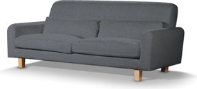Potah na pohovku IKEA Nikkala krátký barva šedá látka pletený vzor