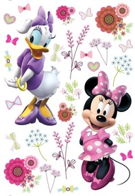 Samolepicí dekorace Minnie a Daisy, 42,5 x 65 cm