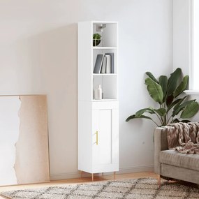 vidaXL Skříň highboard 34,5x34x180 cm kompozit [3190070] Barva: Betonová šedá