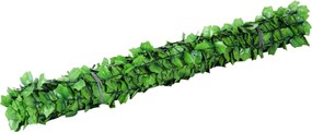 Outsunny Umělý živý plot Soukromí Živý plot Terasa Nástěnná dekorace Nástěnná dekorace Světle zelená 300 x 150 cm | Aosom