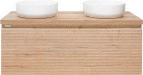 Koupelnová skříňka pod umyvadlo Naturel Savona 118x43x44,8 cm dub halifax mat SAVONA120DHD