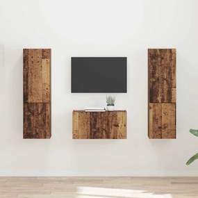 Sestava TV skříněk 5 ks Staré dřevo Kompozitní dřevo 3409103