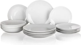 Porcelánová jídelní sada talířů MARION 18 ks
