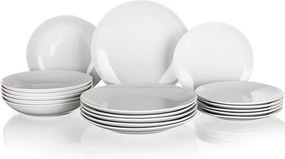 Porcelánová jídelní sada talířů MARION 18 ks