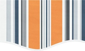 vidaXL Náhradní volán k markýze pruhy 580x20 cm [367797] Barva: Modro-bílá