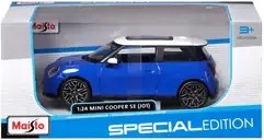 Maisto - Special Edition - Mini Cooper SE modrá / 1:24 / od 3 let