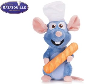 Ratatouille - plyšový stojící s bagetou Remy 26 cm