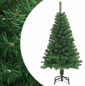 Umělý vánoční stromek s hustými větvemi zelený 150 cm PVC