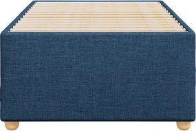 Rám postele bez matrací modrá 90x200 cm textil 3284707