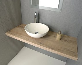 Sapho Sapho, AVICE deska pod umyvadlo 100x50cm, tloušťka 5cm, dub Rover, AV104