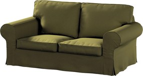 Potah na pohovku IKEA  Ektorp 2-místná, rozkládací, STARÝ MODEL barva zelená látka pletený vzor