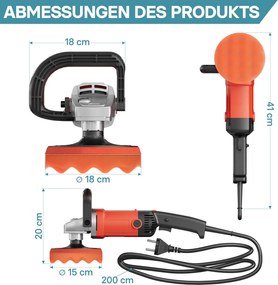 Leštička Wiltec – 1200 W, 3000 ot./min (62884)