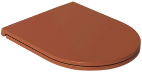 Sapho Infinity - WC sedátko, Slim, SoftClose, terracotta 40KF0548I-S