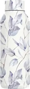 Quokka Solid Grey Bouquet / Nerezová termoláhev / 510 ml / dvouplášťov