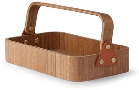 Dřevěný obdélníkový box s držadlem Willow - 23*13*6cm