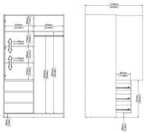 Tvilum Skříň Simplicity 146 bílá