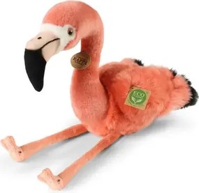 RAPPA Plyšový plameňák 40 cm / ECO-FRIENDLY / od 0 měsíců