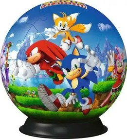 Ravensburger Puzzle-Ball Sonic the Hedgehog / 3D Puzzle / od 6 let