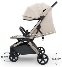 KINDERKRAFT SELECT - Sportovní kočárek NUBI 3 Sand Beige