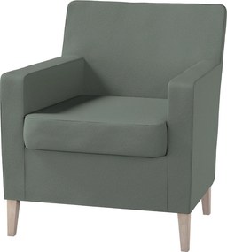 Potah na křeslo IKEA Karlstad barva zelená látka pletený vzor