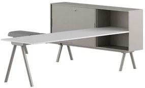 GABER - Sestava WORKSTATION 2027 DX s lavicí, 240 cm