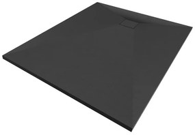 Erga Oldaf, SMC obdélníková sprchová vanička 120 x 90 cm, černá matná, ERG-GMA-OL-90120BK