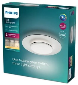 Philips- LED Stmívatelné stropní svítidlo GARNET SCENE SWITCH LED/30W/230V 2700K