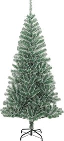 Umělý vánoční stromek s 300 LED a sadou koulí zasněžený 240 cm 3210127