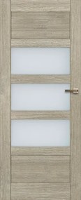 Interiérové dveře vasco doors BRAGA model B Průchozí rozměr: 70 x 197 cm, Orientace dveří: Levé dveře, Dekor: Ořech muškátový