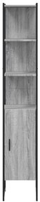 Koupelnová skříňka šedá sonoma 33x33x185,5 cm kompozitní dřevo - Default Title
