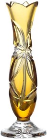 Váza Linda, barva amber, výška 180 mm