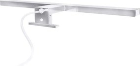 LED koupelnové osvětlení 3v1 WO827, 40 cm, stříbrná