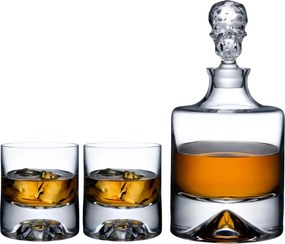 Karafa na whisky Shade se 2 skleničkami 3 díly