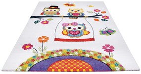 Dětský kusový koberec Kiddy White 120x170cm