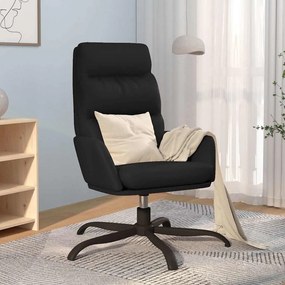 Relaxační křeslo černé umělá kůže 341141