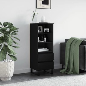 vidaXL Skříň highboard 40 x 36 x 110 cm kompozitní dřevo [831522] Barva: Černá