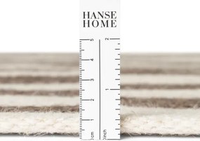 Oboustranný koberec Hanse Home Vika hnědý/přírodní/bílý