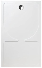 Roltechnik Outlet Obdélníková sprchová vanička z litého mramoru MRAMOR Varianta: rozměry: 150x90 cm - (8000083)