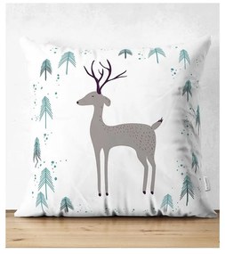 Sada 4 vánočních povlaků na polštář a běhounu na stůl Minimalist Cushion Covers Winter Wonderland