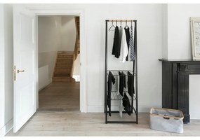 Černý ocelový stojan na oblečení Linn – Brabantia