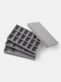 Sinsay - Sada organizérů do skříně 4 pack - šedá