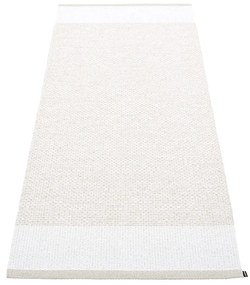Vinylový koberec Pappelina EDIT Fossil Grey/White/White Metallic velikost: 70x300cm