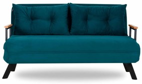 Atelier del Sofa 2-místná pohovka Sando 2-Seater - Petrol Green, Zelená