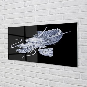 akrylový obraz Japonský drak 100x50 cm