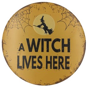 Cedule značka Witch Lives Here