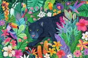 Ravensburger 120017486 Panter v rozkvetlé džungli 3000 dílků / věk od: